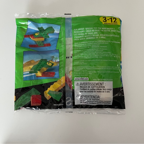 Lego | Toys | Vintage Lego 999 Mcdonalds Happy Meal Classic The Fry Guy ...
